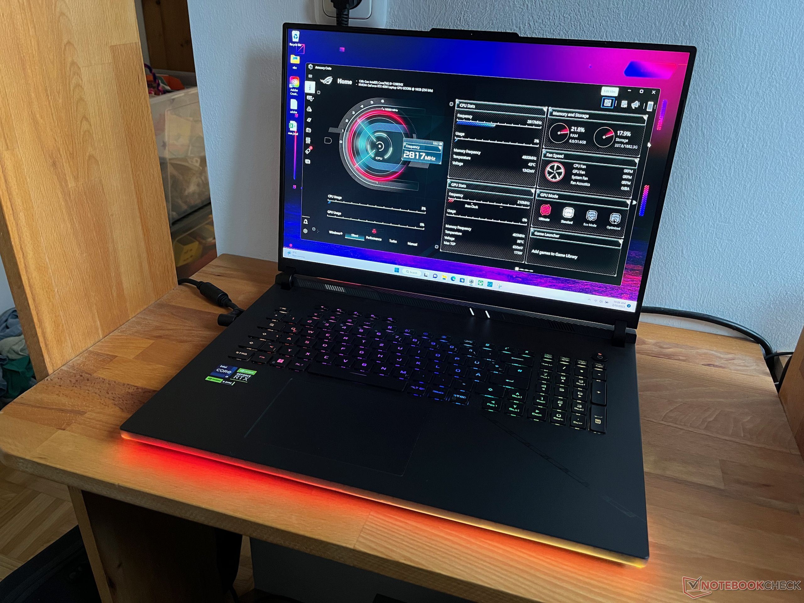 华硕ROG Strix Scar 18 2023 G834JY评测--配备RTX 4090的游戏笔记本 - Notebookcheck CN