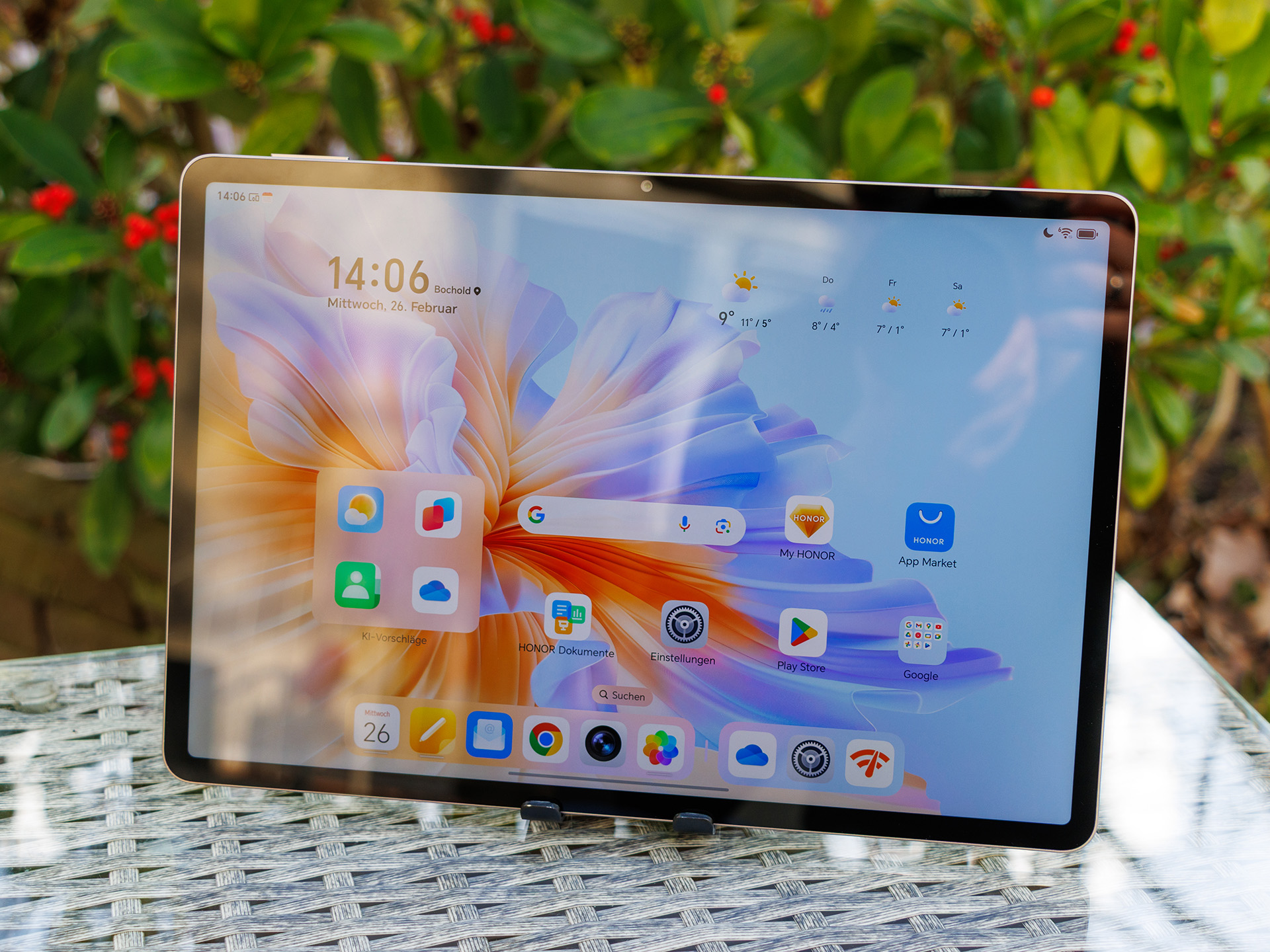 一款轻巧、高端耐用的平板电脑，配备环绕声和手写笔： Honor Pad V9 评测 - Notebookcheck