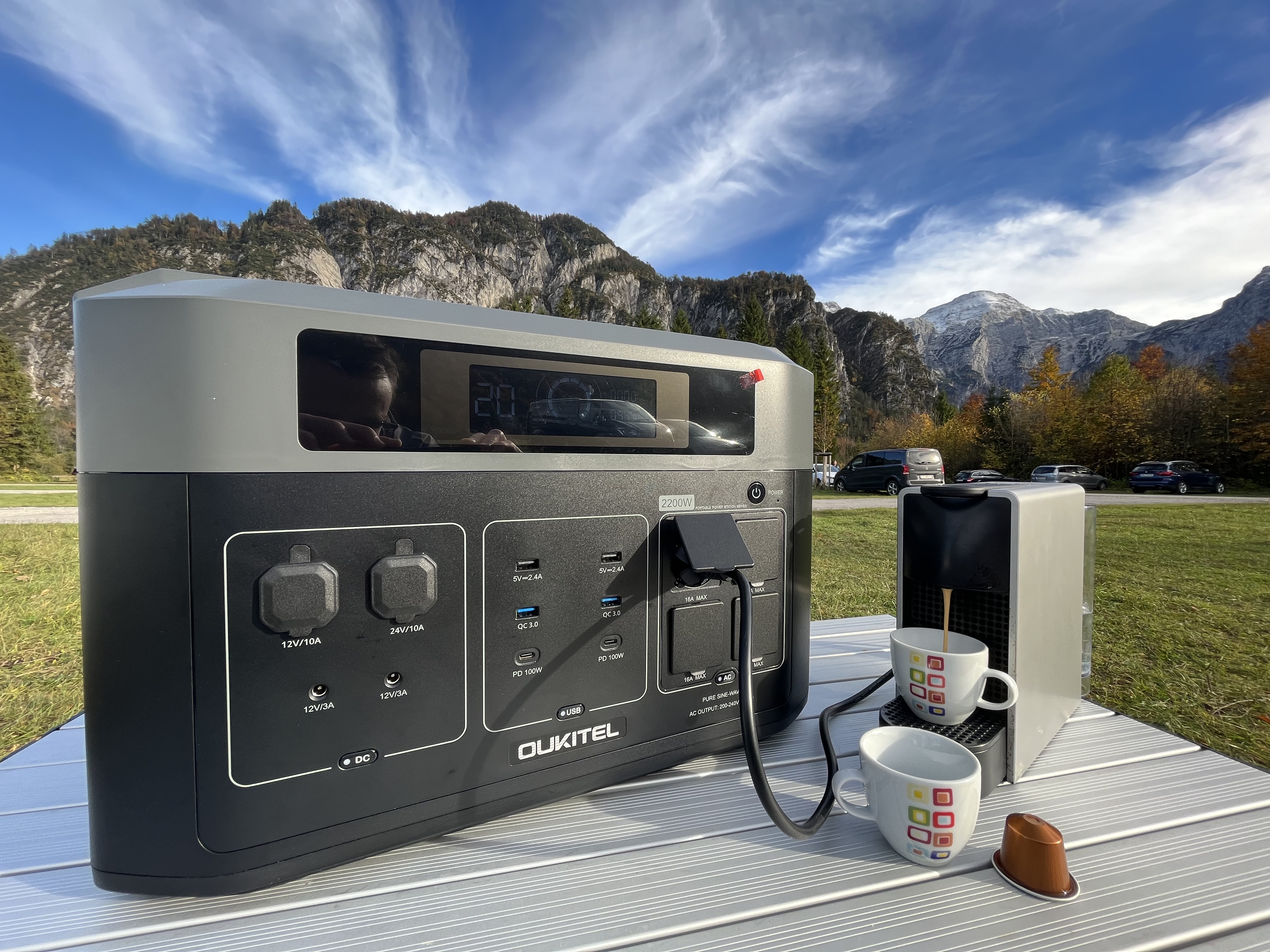 Oukitel BP2000 电站 + Oukitel B2000 备份存储的实际测试：无限可能？ - Notebookcheck