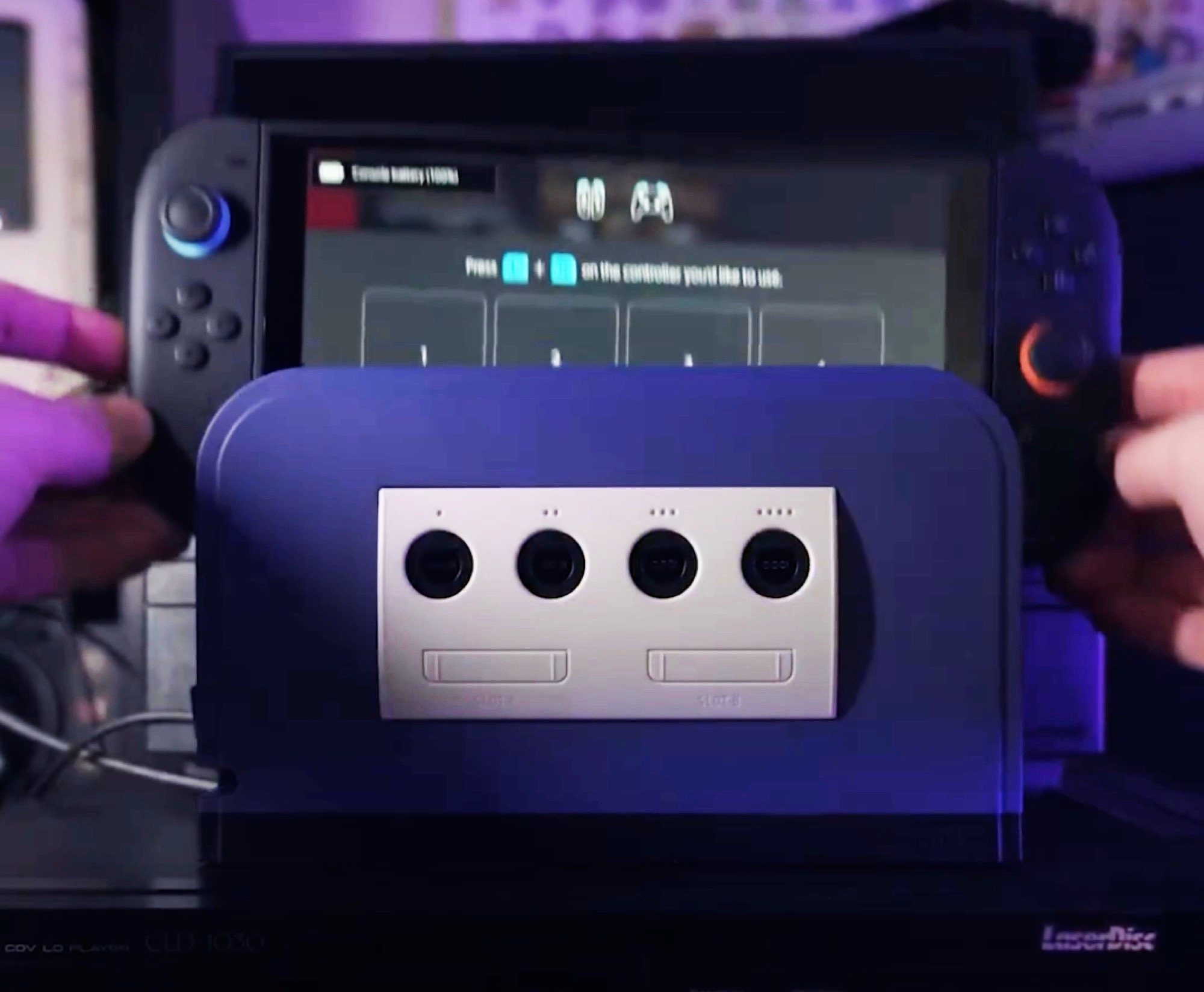 任天堂 Switch 2 的 Battle Dock 采用 GameCube 设计和四个手柄接口 - Notebookcheck-cn.com ...
